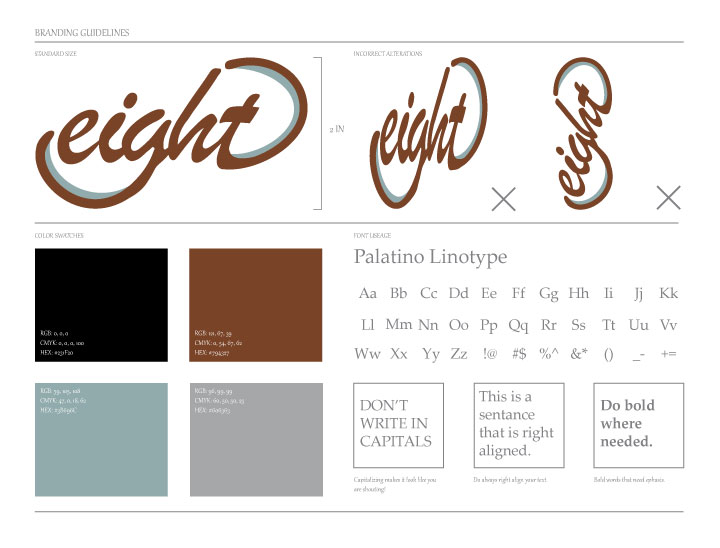 Eight Brand Guidelines – Madison Figg